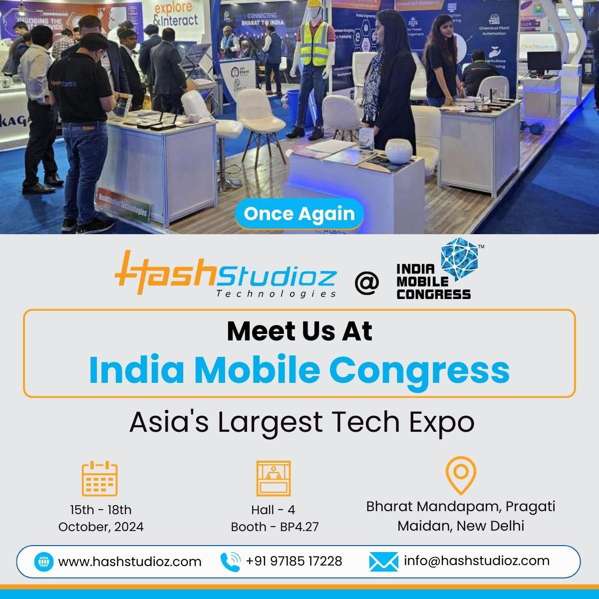 HashStudioz Technologies on LinkedIn: #imc2024 #8thedition # ... HashStudioz Technologies on LinkedIn: #imc2024 #8thedition # ...