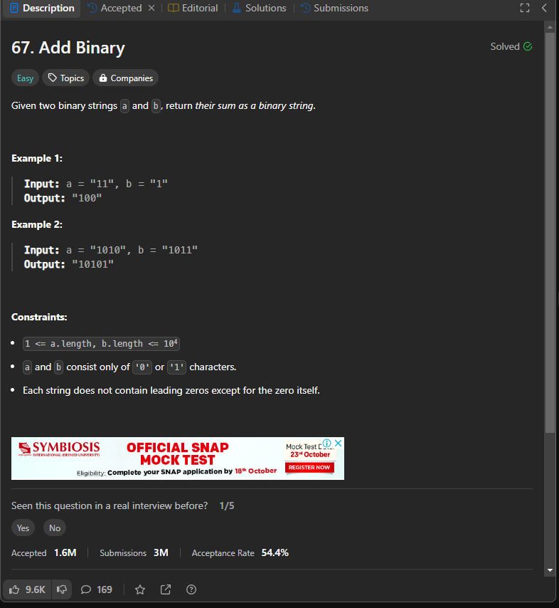 Nikhilesh S on LinkedIn: #365daysleetcode #leetcode #codingjourney # ... Nikhilesh S on LinkedIn: #365daysleetcode #leetcode #codingjourney # ...