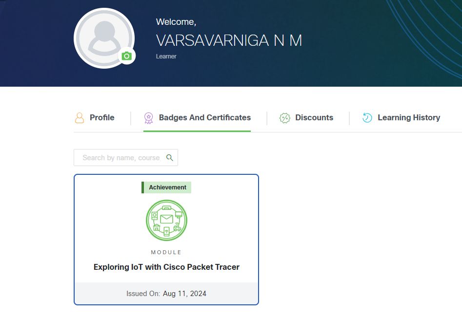 VARSAVARNIGA N M on LinkedIn: #iotwithciscopackettracer # ... VARSAVARNIGA N M on LinkedIn: #iotwithciscopackettracer # ...