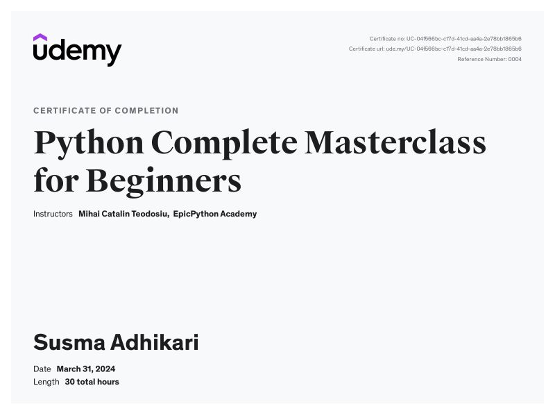 Susma Adhikari on LinkedIn: #python #programming #datascience # ... Susma Adhikari on LinkedIn: #python #programming #datascience # ...
