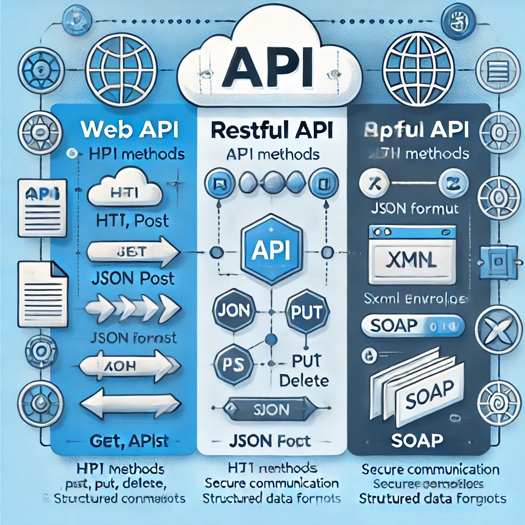 Understanding Web API, RESTful API, and SOAP Web API Web APIs act as ... Understanding Web API, RESTful API, and SOAP Web API Web APIs act as ...