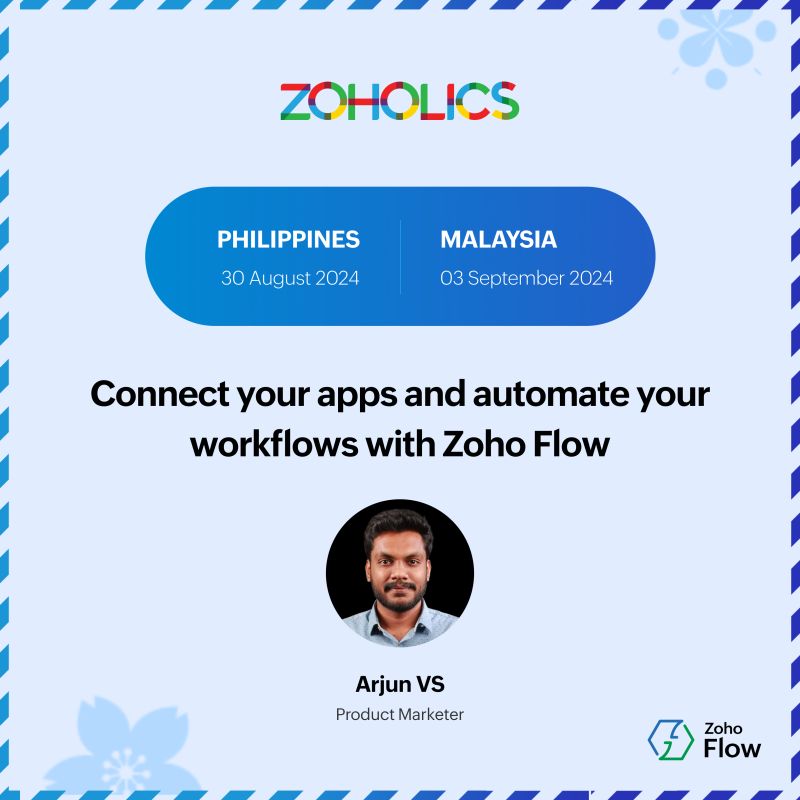 Zoho Flow on LinkedIn: #zoholics #zoho #zohoflow Zoho Flow on LinkedIn: #zoholics #zoho #zohoflow