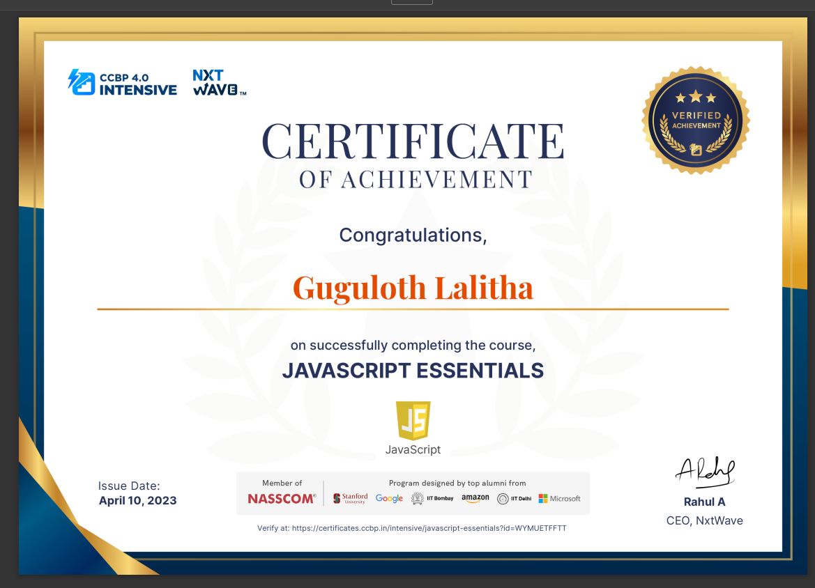 lalitha guguloth on LinkedIn: #javascript #share lalitha guguloth on LinkedIn: #javascript #share