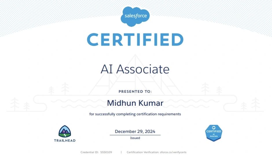 Midhun Kumar on LinkedIn: #salesforce #ai Midhun Kumar on LinkedIn: #salesforce #ai