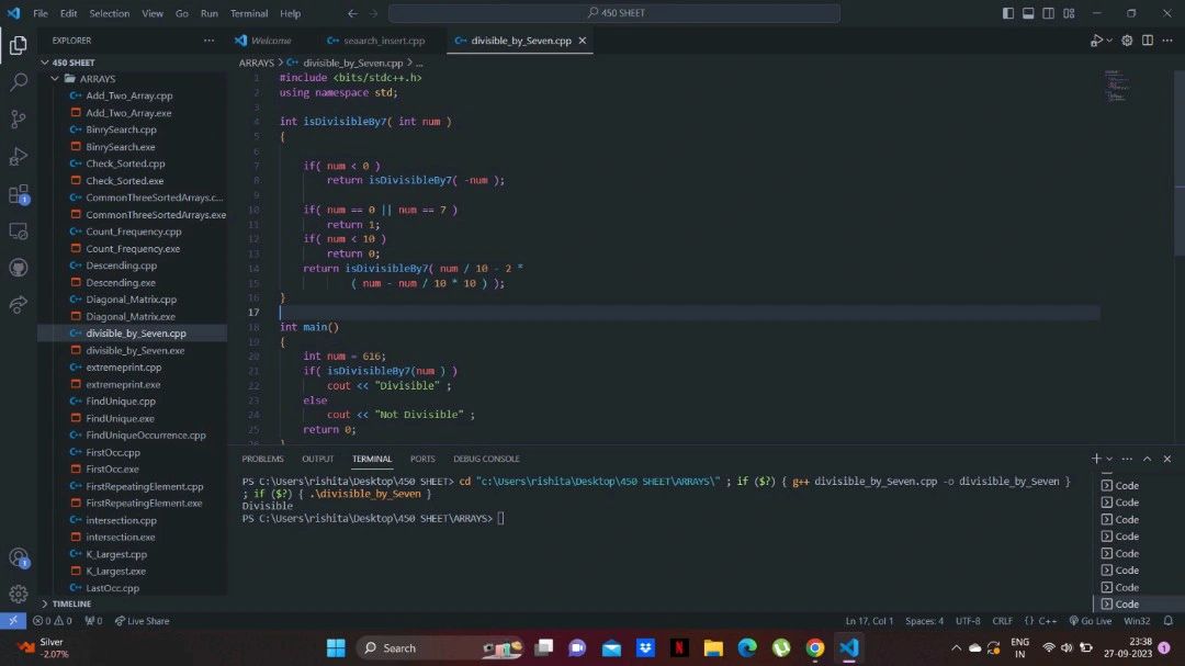 Rishita Singh on LinkedIn: #100daysofcodechallenge #consistencyisthekey ... Rishita Singh on LinkedIn: #100daysofcodechallenge #consistencyisthekey ...