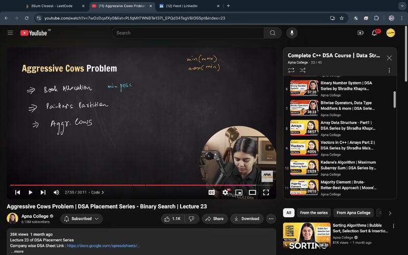 Dipak Bera on LinkedIn: #dsa #learningjourney #coding #binarysearch # ... Dipak Bera on LinkedIn: #dsa #learningjourney #coding #binarysearch # ...