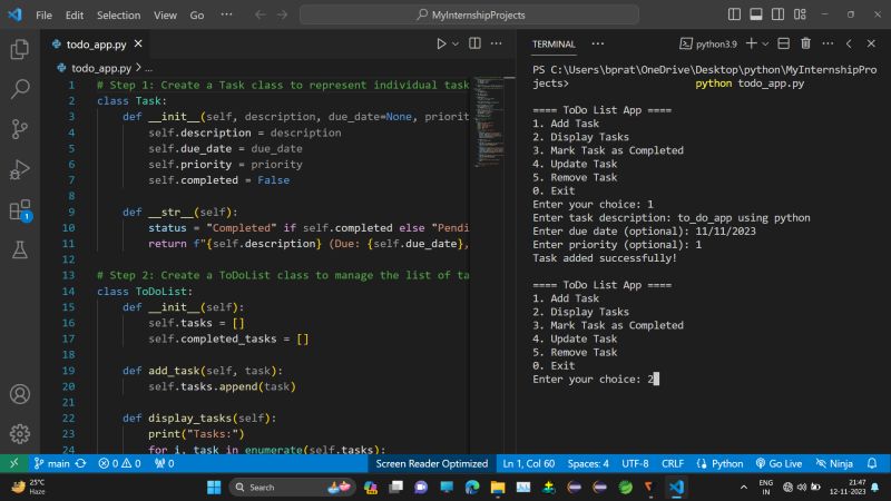 Gagana Gagana on LinkedIn: #python #programming #todolist #githubproject Gagana Gagana on LinkedIn: #python #programming #todolist #githubproject