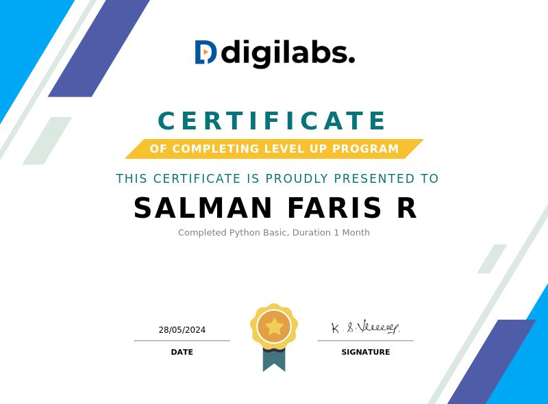 Salman Faris R on LinkedIn: python basics Salman Faris R on LinkedIn: python basics