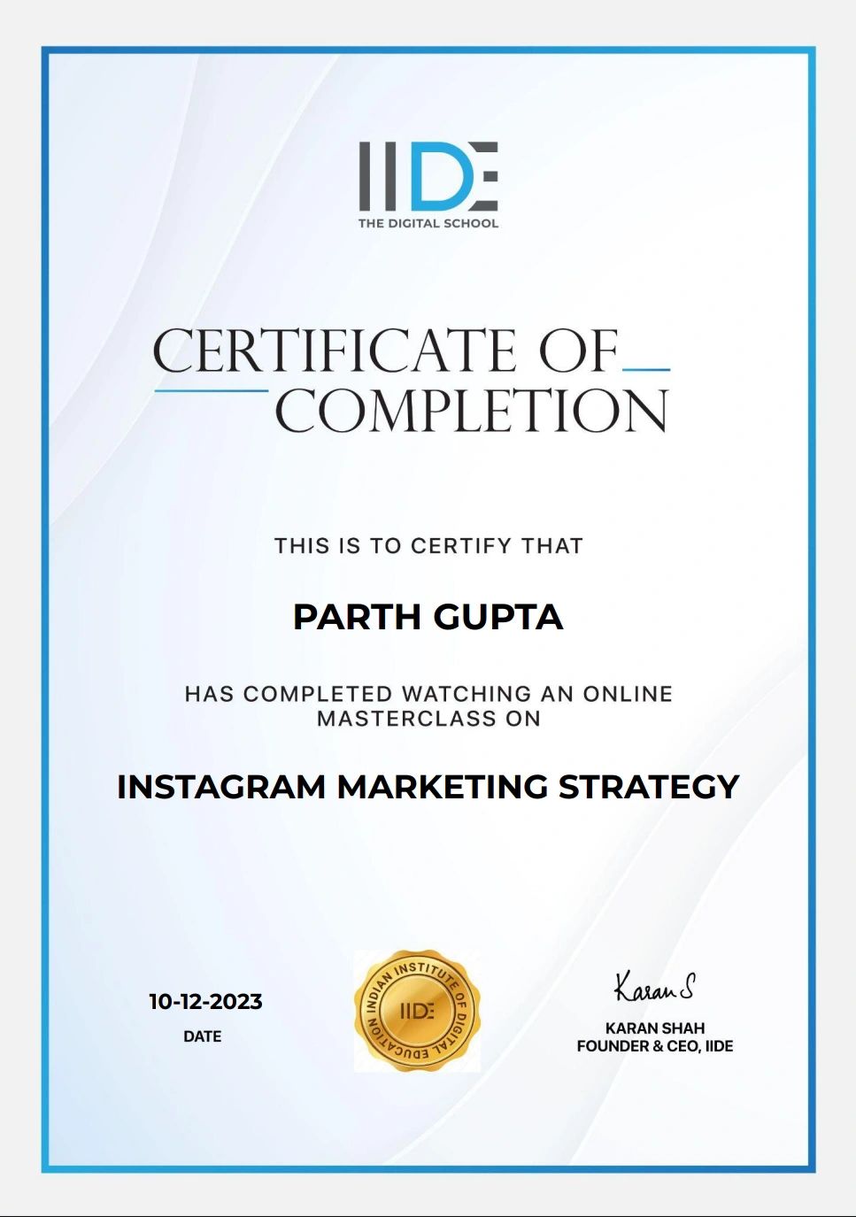 Parth Gupta on LinkedIn: Level Up My Insta Game! Thrilled to announce ... Parth Gupta on LinkedIn: Level Up My Insta Game! Thrilled to announce ...
