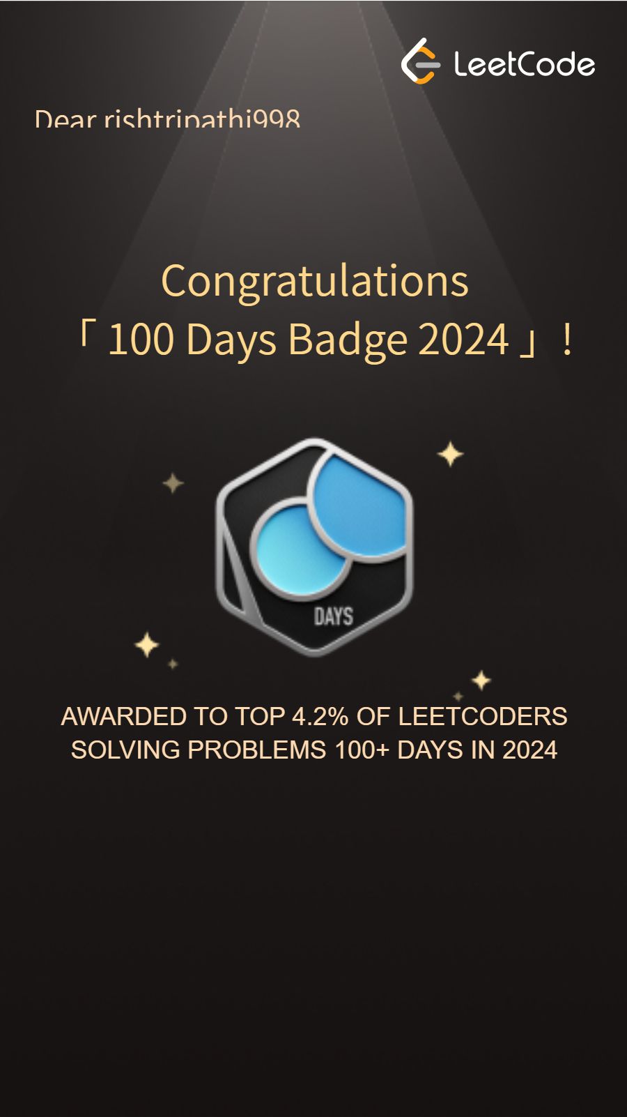 RISHABH TRIPATHI on LinkedIn: #leetcode #codingjourney #100daysofcode # ... RISHABH TRIPATHI on LinkedIn: #leetcode #codingjourney #100daysofcode # ...