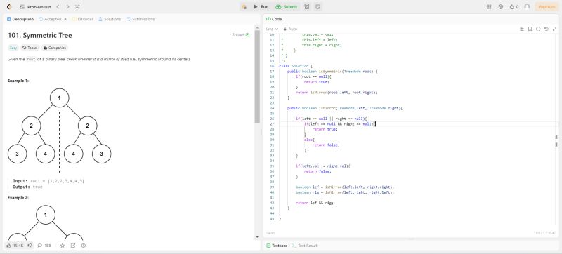 Day 81 of 100 Days of Coding Challenge: Symmetry | Akansha Rathi posted ... Day 81 of 100 Days of Coding Challenge: Symmetry | Akansha Rathi posted ...