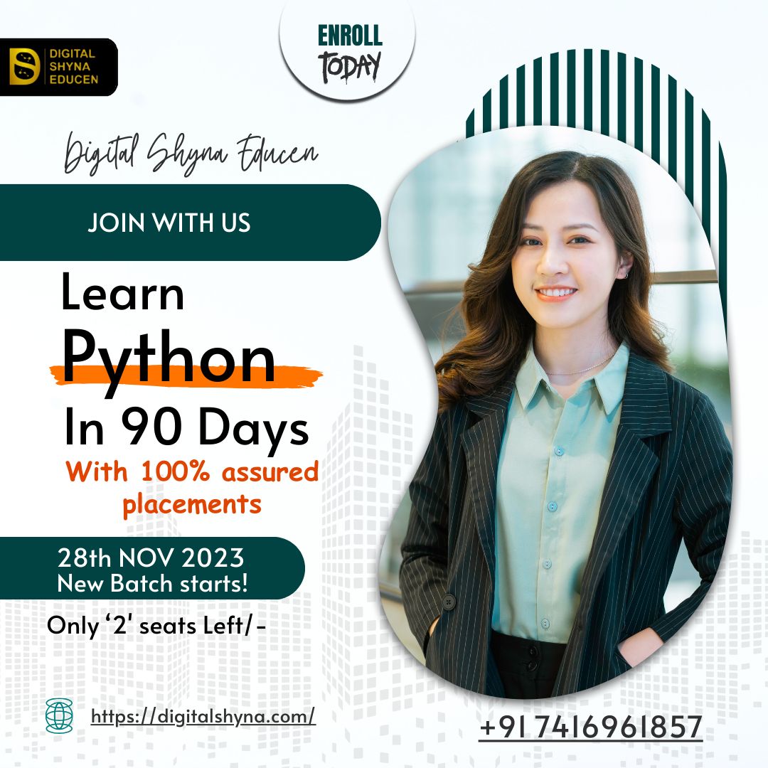 Learn PYTHON in 90 Days with Diigtal Marketing | Apoorva .G Suryavanshi ... Learn PYTHON in 90 Days with Diigtal Marketing | Apoorva .G Suryavanshi ...