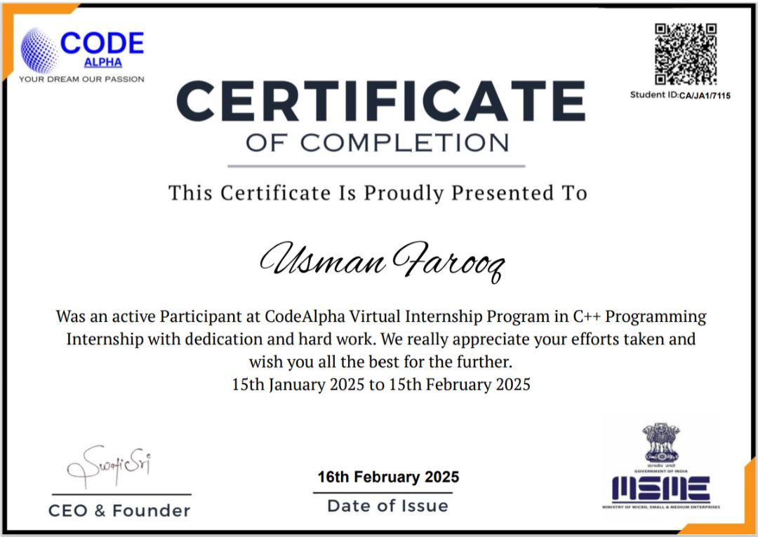 #codealpha #internshipcompleted #certified #growthmindset # ... #codealpha #internshipcompleted #certified #growthmindset # ...