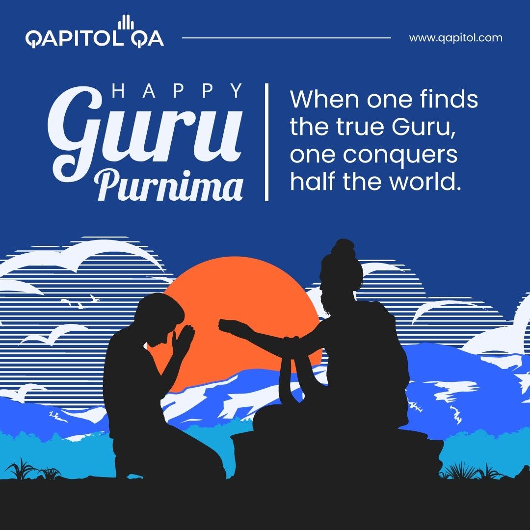 Qapitol QA on LinkedIn: #gurupurnima #teacher #guru Qapitol QA on LinkedIn: #gurupurnima #teacher #guru