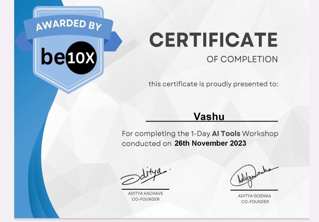How chatgpt and other tools boost productivity at be10x.in | Vashu ... How chatgpt and other tools boost productivity at be10x.in | Vashu ...
