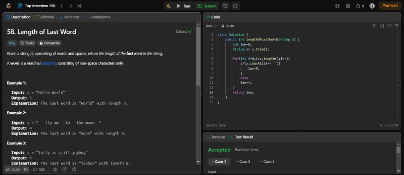 Day 21 of #50daysofcodingchallenge: Solving LeetCode problems | Suraj ... Day 21 of #50daysofcodingchallenge: Solving LeetCode problems | Suraj ...