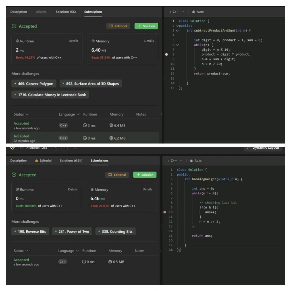 Resolved two leetcode problems today | Arun Kumar posted on the topic ... Resolved two leetcode problems today | Arun Kumar posted on the topic ...