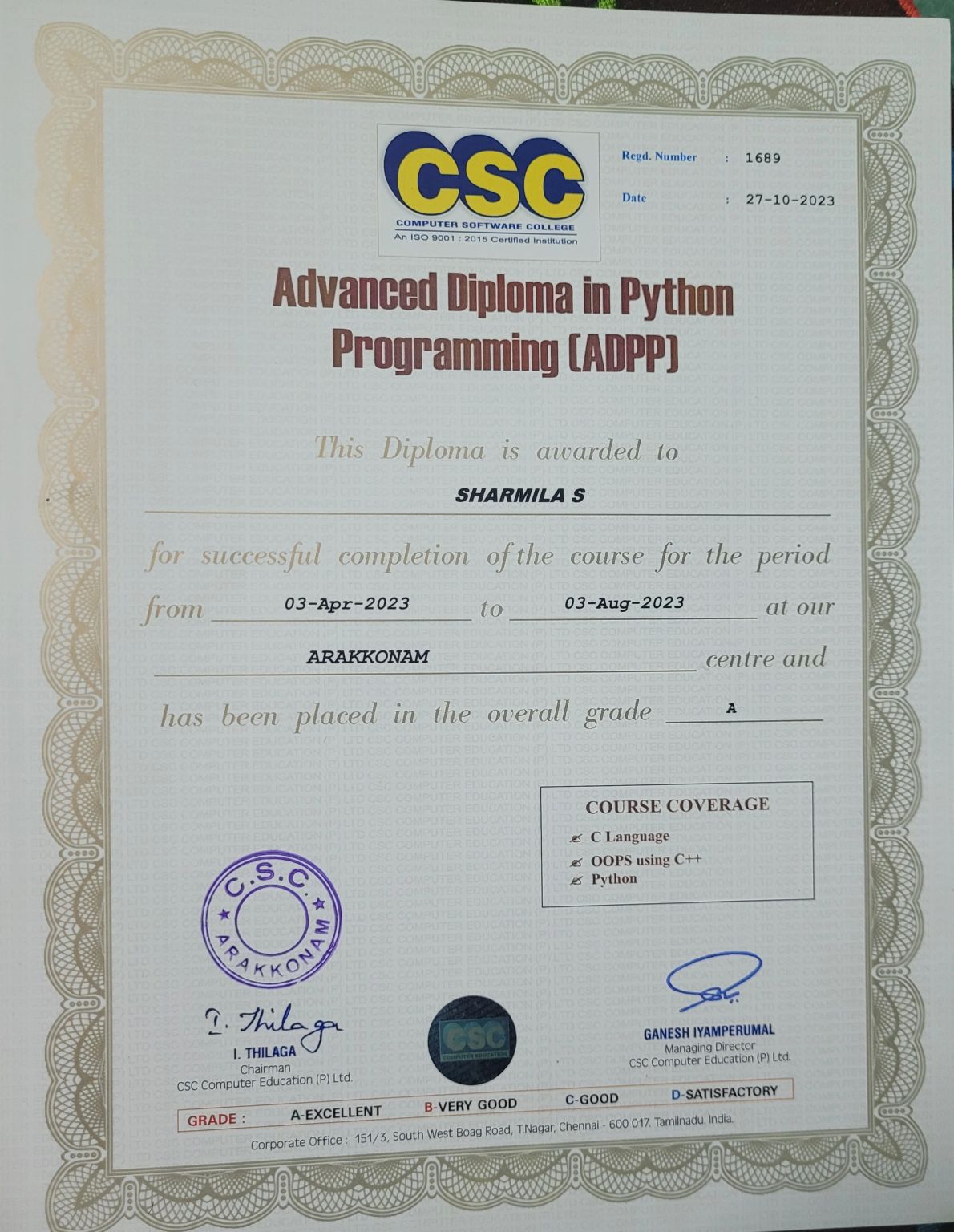 Sharmila S on LinkedIn: #programming #python #cprogramming #cpp # ... Sharmila S on LinkedIn: #programming #python #cprogramming #cpp # ...