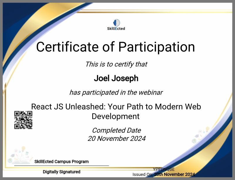 Joel Joseph on LinkedIn: #reactjs #webdevelopment #modernweb # ... Joel Joseph on LinkedIn: #reactjs #webdevelopment #modernweb # ...