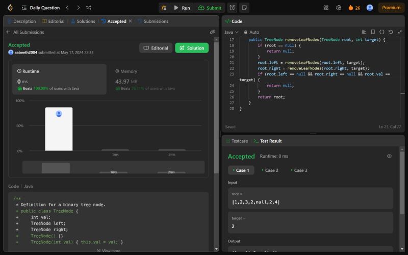 Finished 100-day Leetcode challenge with Java | MOHAMMED AABEETH S ... Finished 100-day Leetcode challenge with Java | MOHAMMED AABEETH S ...