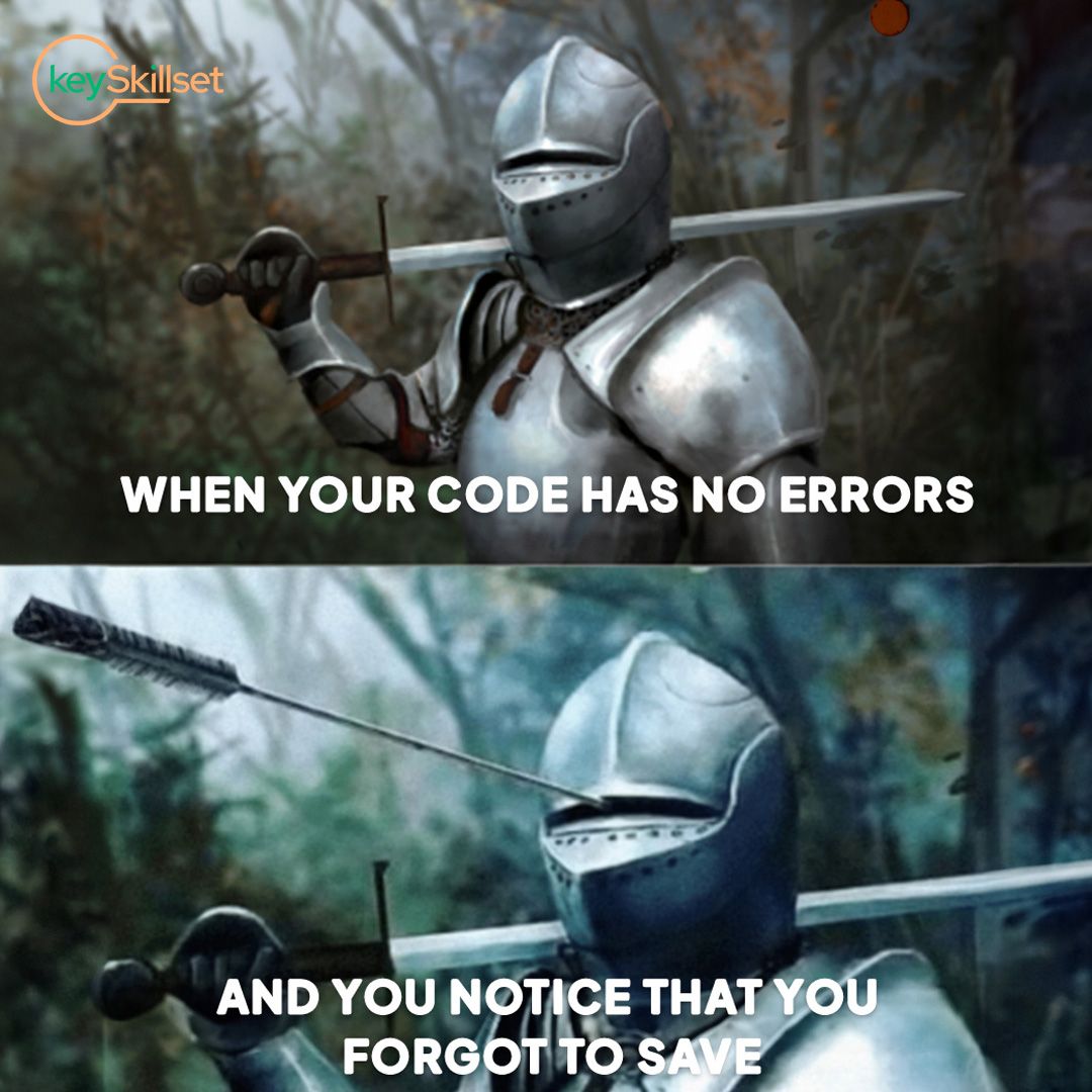 keySkillset on LinkedIn: #codingstruggles #saveyourwork #coderlife # ... keySkillset on LinkedIn: #codingstruggles #saveyourwork #coderlife # ...