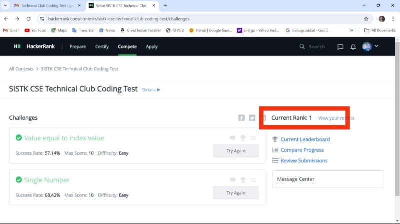 Finished Single Number challenge on HackerRank! | NITISH KUMAR posted ... Finished Single Number challenge on HackerRank! | NITISH KUMAR posted ...