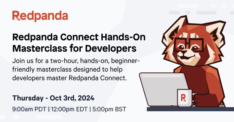 Redpanda Data on LinkedIn: #developer #data #bloblang Redpanda Data on LinkedIn: #developer #data #bloblang