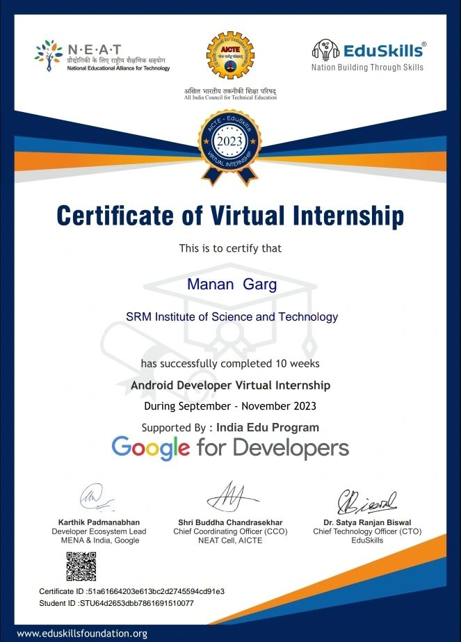 Manan Garg on LinkedIn: π Exciting News! π I'm thrilled to announce ... Manan Garg on LinkedIn: π Exciting News! π I'm thrilled to announce ...
