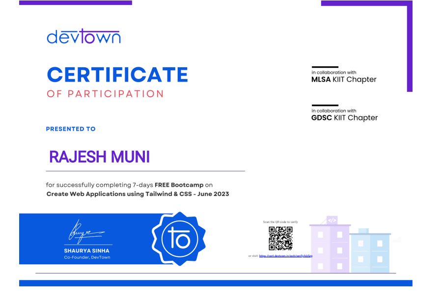 Rajesh Muni on LinkedIn: #devtown #mlsa #gdsc #tailwind #css #learning Rajesh Muni on LinkedIn: #devtown #mlsa #gdsc #tailwind #css #learning