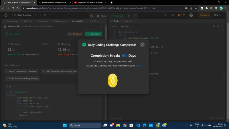 Mahesh Giri on LinkedIn: #leetcode #codingchallenge #100daysofcode Mahesh Giri on LinkedIn: #leetcode #codingchallenge #100daysofcode