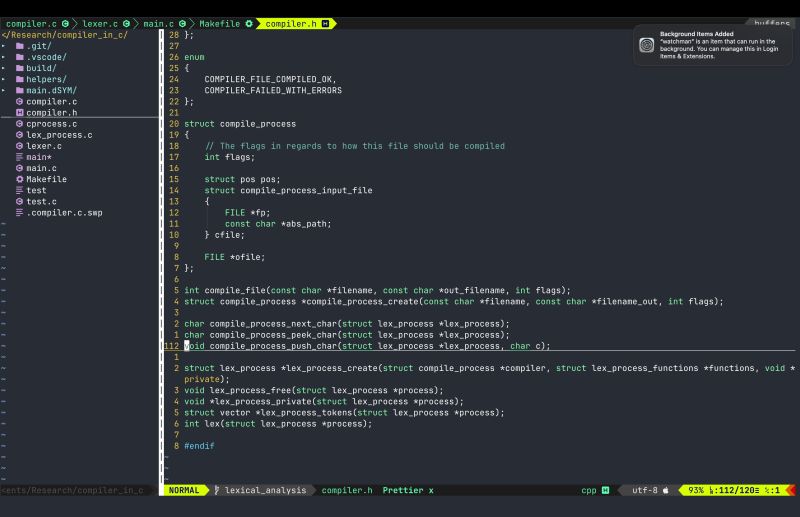 You learn to build C compiler from scratch to get lucky in life ... You learn to build C compiler from scratch to get lucky in life ...