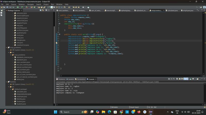 Nandam Poojitha on LinkedIn: #days16to22 #java #javaprogramming #oop # ... Nandam Poojitha on LinkedIn: #days16to22 #java #javaprogramming #oop # ...