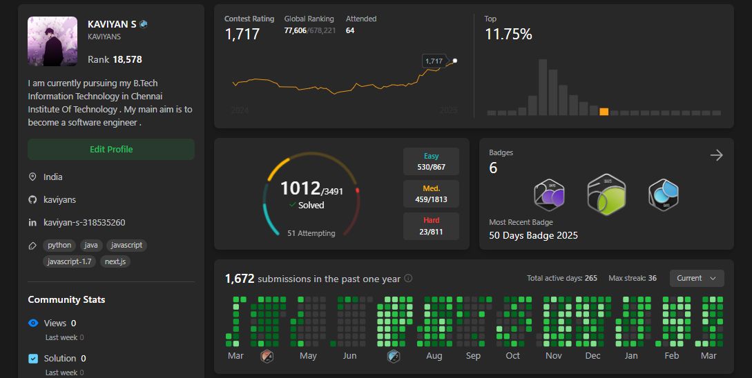 🎯 Milestone Achieved: 1000+ DSA Problems Solved on LeetCode! 🚀 I'm ... 🎯 Milestone Achieved: 1000+ DSA Problems Solved on LeetCode! 🚀 I'm ...