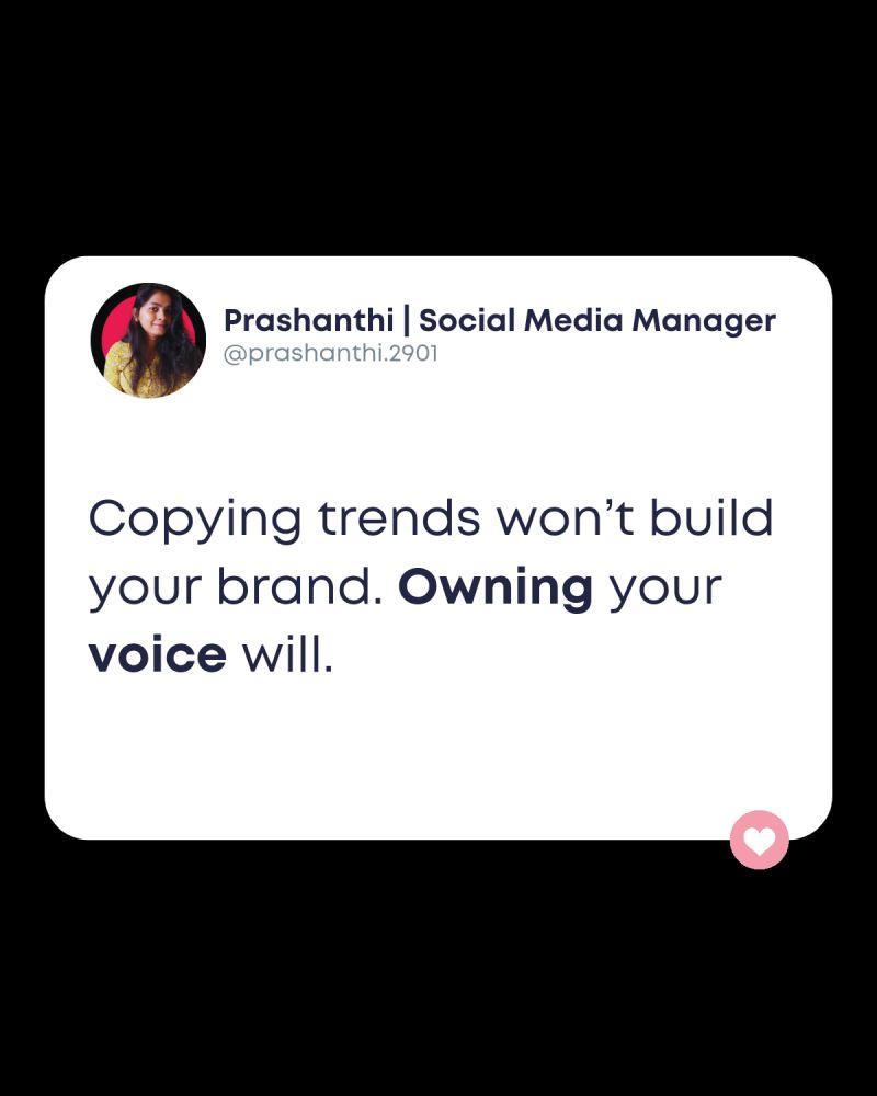 Why copying trends won't build your brand | Prashanthi g posted on the ... Why copying trends won't build your brand | Prashanthi g posted on the ...
