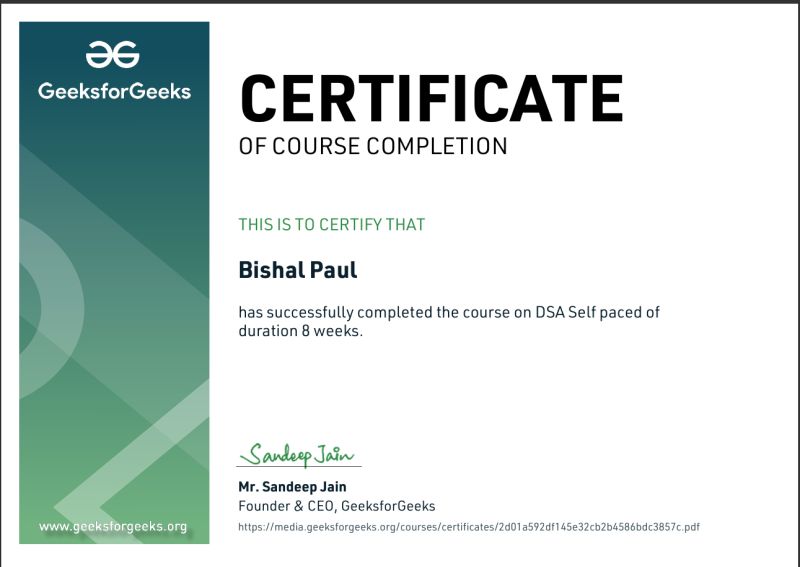 Bishal Paul on LinkedIn: #datascience #algorithms #geeksforgeeks # ... Bishal Paul on LinkedIn: #datascience #algorithms #geeksforgeeks # ...