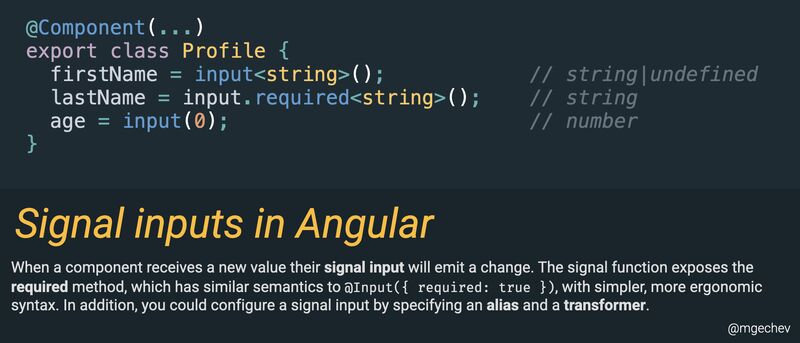 Angular releases v17.1 and TypeScript 5.3 | Minko Gechev posted on the ... Angular releases v17.1 and TypeScript 5.3 | Minko Gechev posted on the ...