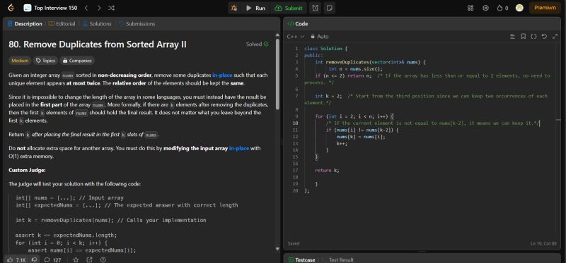 Deepak Chand on LinkedIn: #leetcode #problemsolving #day2 # ... Deepak Chand on LinkedIn: #leetcode #problemsolving #day2 # ...