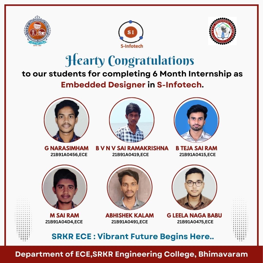 SRKREC ECE CoE in VLSI Design on LinkedIn: #srkrec #ece #vlsi # ... SRKREC ECE CoE in VLSI Design on LinkedIn: #srkrec #ece #vlsi # ...