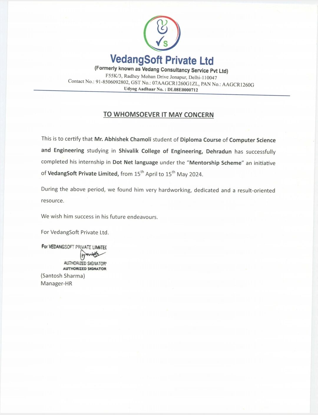 Abhishek Chamoli on LinkedIn: I Have Done Internship in Dot Net Language. Abhishek Chamoli on LinkedIn: I Have Done Internship in Dot Net Language.