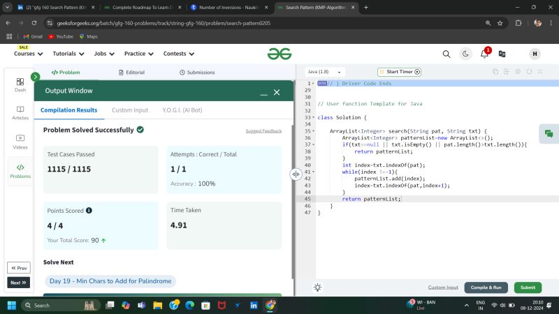 Hari Prasad on LinkedIn: #gfg160 #problemsolving #codingjourney # ... Hari Prasad on LinkedIn: #gfg160 #problemsolving #codingjourney # ...