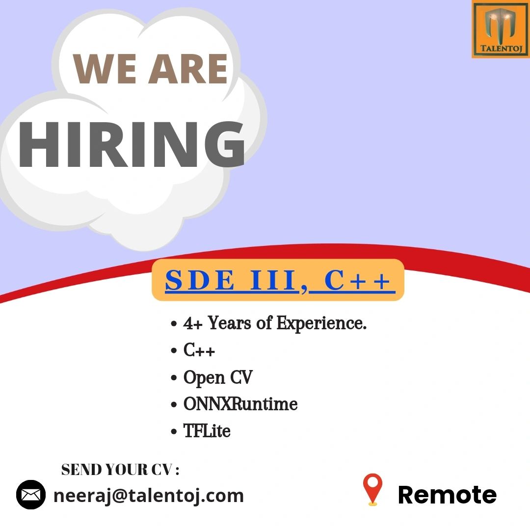 Talentoj on LinkedIn: #sdeiii #cplusplus #opencv #onnxruntime #tflite # ... Talentoj on LinkedIn: #sdeiii #cplusplus #opencv #onnxruntime #tflite # ...