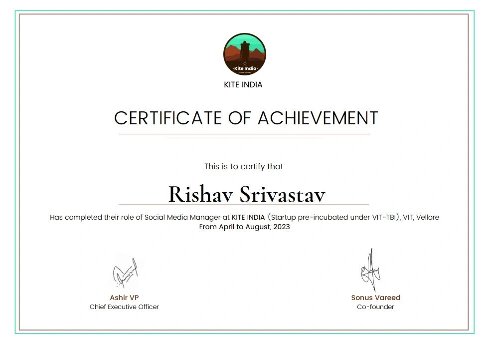 Rishav Srivastav on LinkedIn: #internship #socialemediamarketing # ... Rishav Srivastav on LinkedIn: #internship #socialemediamarketing # ...