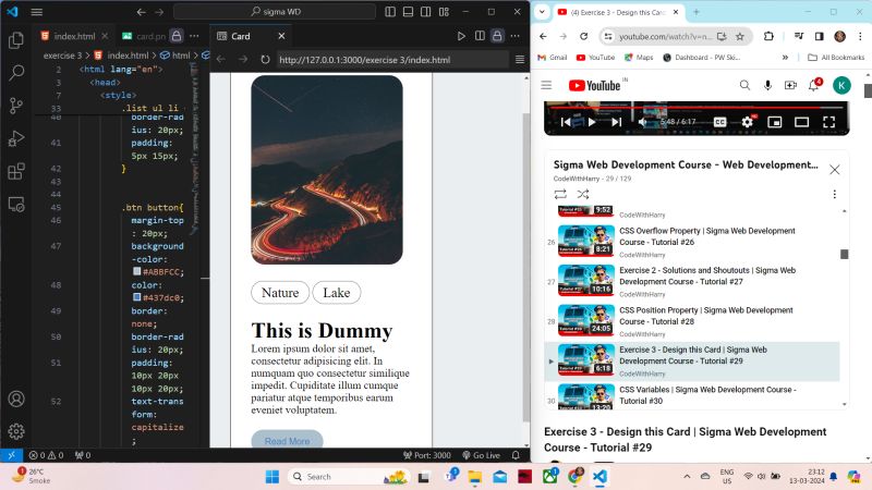 Day6 of Sigma Web development course with hashtag #codewithharry ... Day6 of Sigma Web development course with hashtag #codewithharry ...
