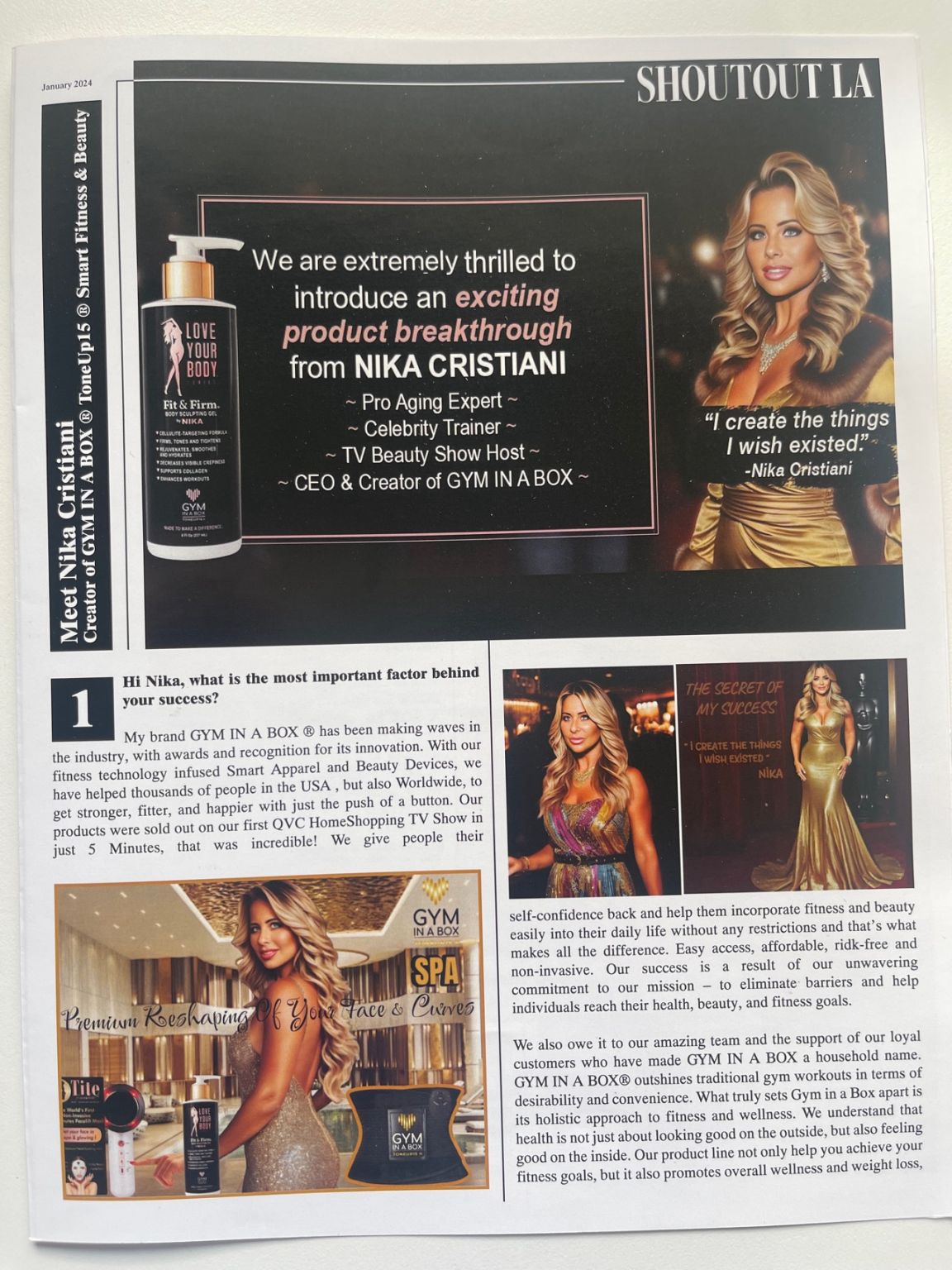 Nika Cristiani on LinkedIn: So honored 🗞️ 📰 SHOUTOUT LA MAGAZINE 2024 ... Nika Cristiani on LinkedIn: So honored 🗞️ 📰 SHOUTOUT LA MAGAZINE 2024 ...