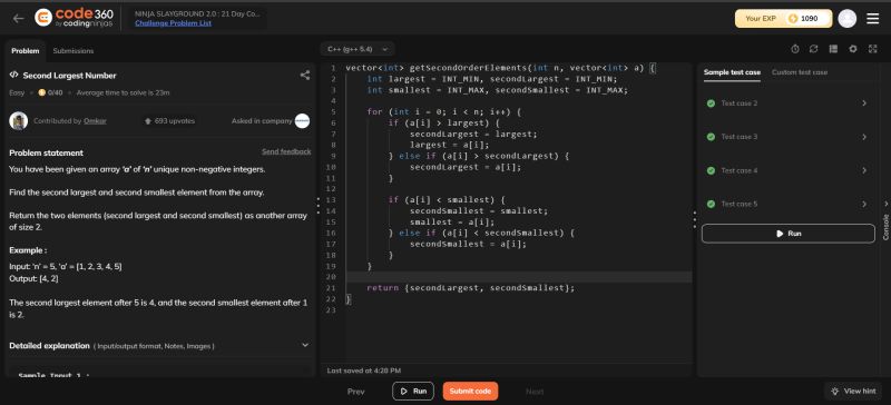 Saket Chaudhary on LinkedIn: #codingchallenge #problemsolving # ... Saket Chaudhary on LinkedIn: #codingchallenge #problemsolving # ...