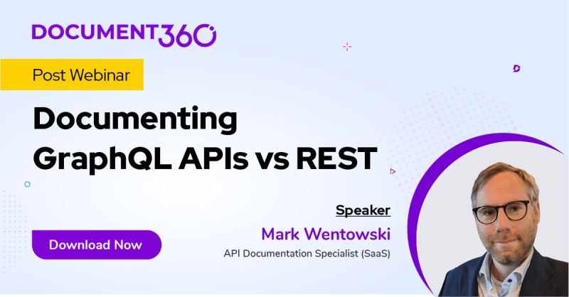 Document360 on LinkedIn: #webinar #apidocumentation #apis #graphql Document360 on LinkedIn: #webinar #apidocumentation #apis #graphql