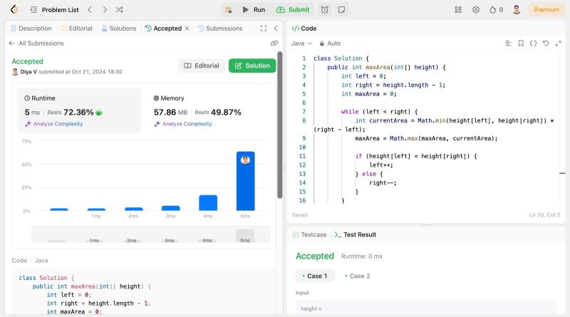Diya V on LinkedIn: #100daysofleetcode #leetcode #codinglife ... Diya V on LinkedIn: #100daysofleetcode #leetcode #codinglife ...
