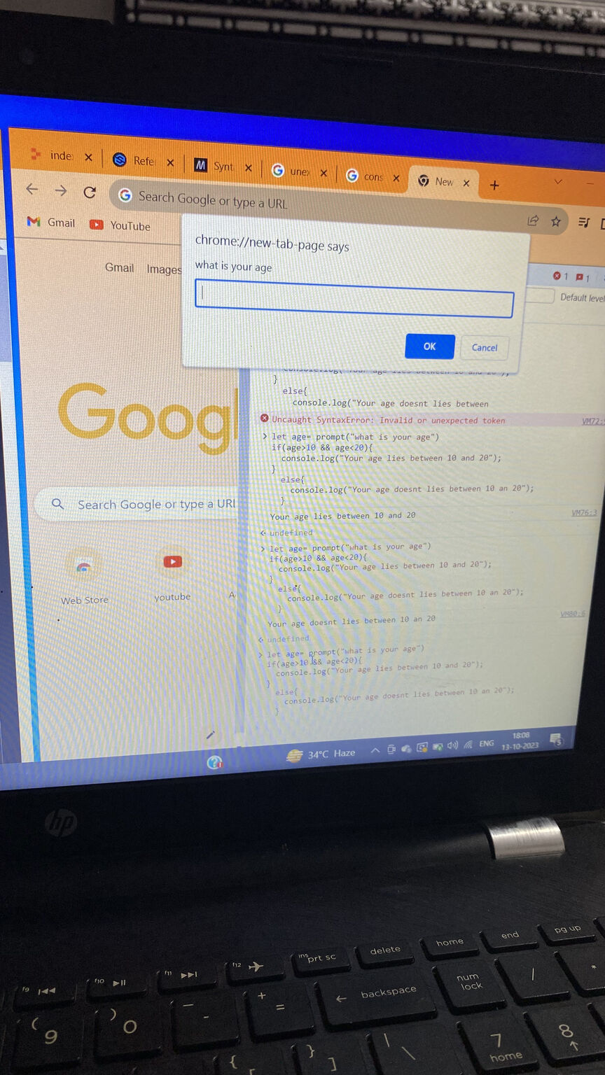 pratiksha dhiwar on LinkedIn: #100daysofcode #codewithharry #javascript pratiksha dhiwar on LinkedIn: #100daysofcode #codewithharry #javascript