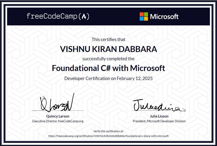 #microsoftcertified #csharp #dotnet #continuouslearning… | Vishnu kiran ... #microsoftcertified #csharp #dotnet #continuouslearning… | Vishnu kiran ...
