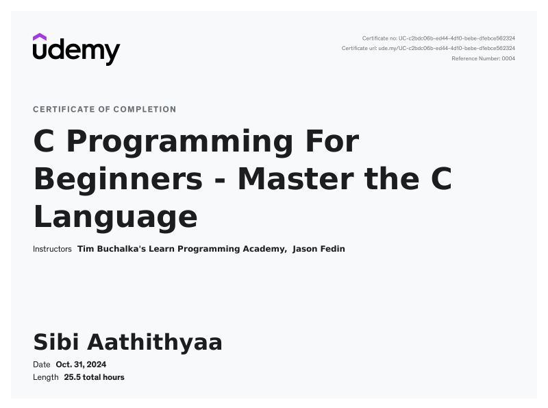 Sibi Aathithyaa on LinkedIn: #programming #datastructures #cprogramming ... Sibi Aathithyaa on LinkedIn: #programming #datastructures #cprogramming ...